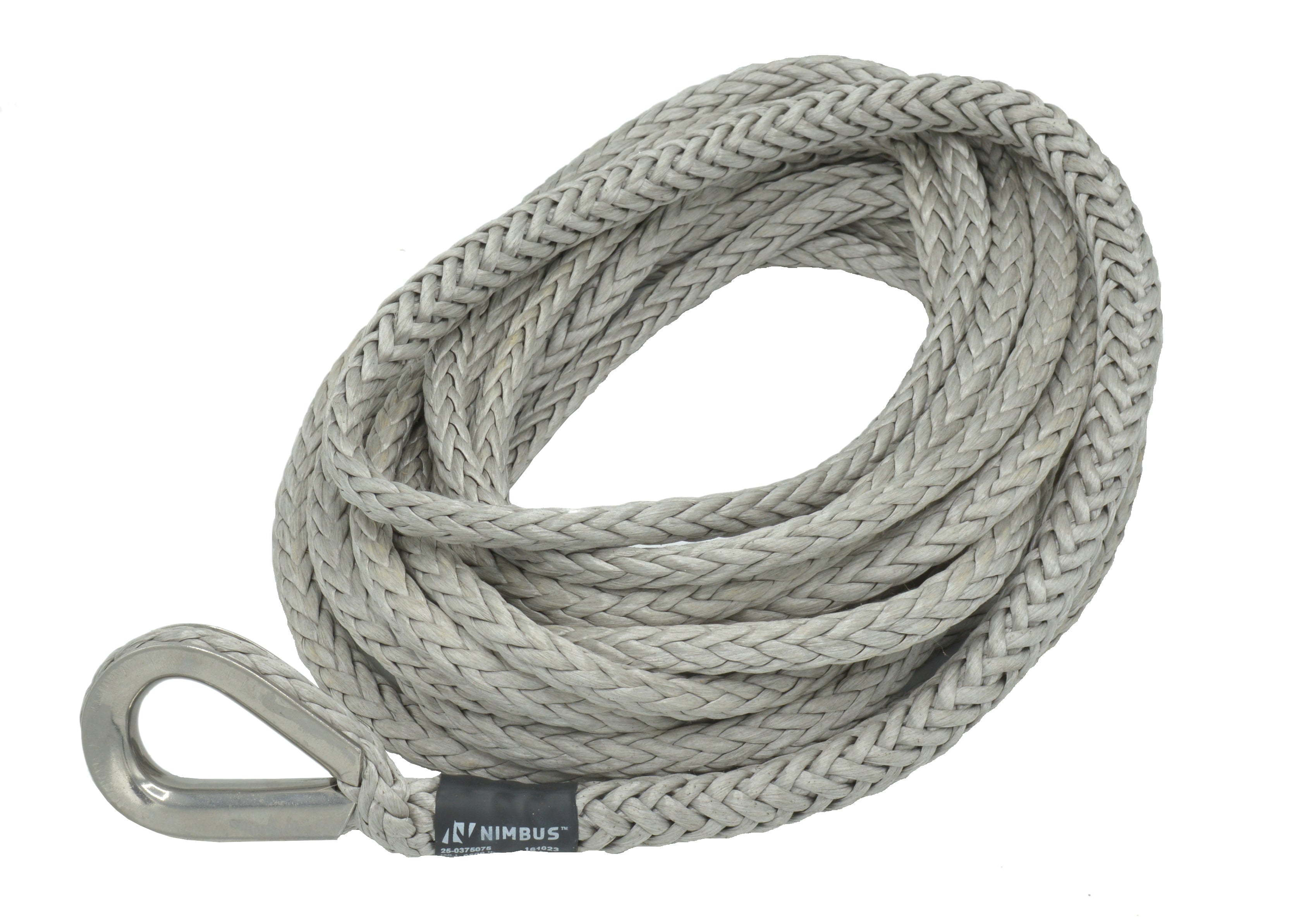 LockJaw Synthetic Winch Line Extension w/ Metal Thimble and Kevlar Tai ...